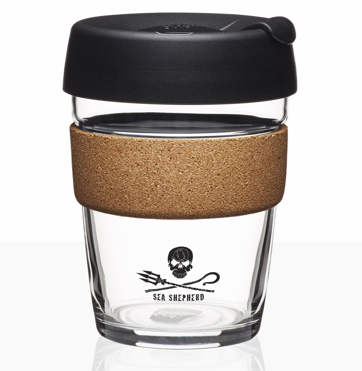 Jolly Roger Keep Cup - Cork Glass Medium – Sea Shepherd New Zealand
